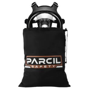 parcil safety respirator storage pouch - protect your face mask and keep it clean, convenient drawstring carrying bag for quick access and easy transportation