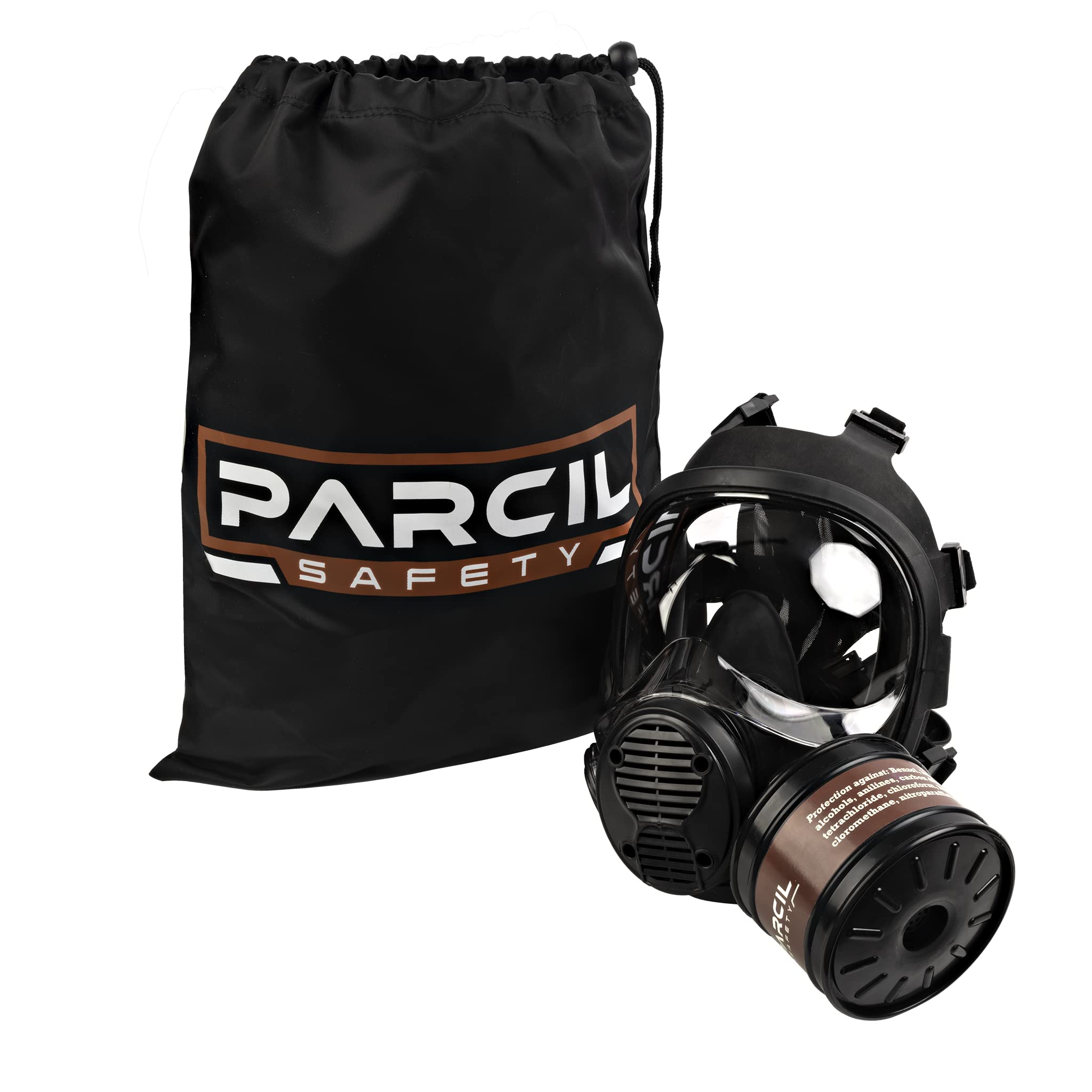 Parcil Safety Respirator Storage Pouch - Protect Your Face Mask and Keep it Clean, Convenient Drawstring Carrying Bag for Quick Access and Easy Transportation