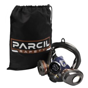 Parcil Safety Respirator Storage Pouch - Protect Your Face Mask and Keep it Clean, Convenient Drawstring Carrying Bag for Quick Access and Easy Transportation