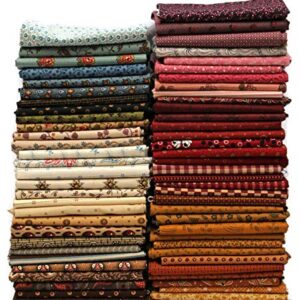 Fields 10 Fat Quarters - American Civil War Fat Quarter Bundle 1800's Historical Reproduction Quality Quilters Cotton Fabrics FQs