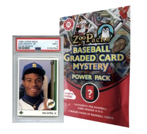 zoo packs mlb baseball psa graded card mystery power pack - amazon exclusive