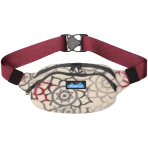 kavu polar spectator belt bag fleece hip fanny pack-doily wonder