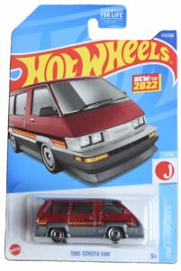 hot wheels 1986 toyota van, hw j-imports 7/10