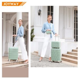 Joyway Luggage 5 Piece Sets， Lightweight Rolling Hardside Travel Luggage with TSA Lock，Luggage Set Clearance，Suitcase with Spinner Wheels for Women