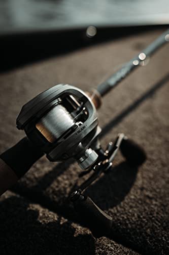 13 FISHING - Inception Slide Baitcast Reel - 8.1:1 Gear Ratio - Left Hand Retrieve (Fresh+Salt) - INSLD2-8.1-LH, Gray