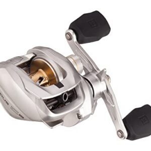 13 FISHING - Modus C2 Baitcast Reel - 6.6:1 Gear Ratio - Left Hand Retrieve (Fresh) - MODC2-6.6-LH,Silver