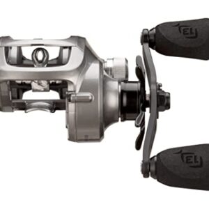 13 FISHING - Inception Slide Baitcast Reel - 8.1:1 Gear Ratio - Left Hand Retrieve (Fresh+Salt) - INSLD2-8.1-LH, Gray