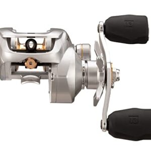 13 FISHING - Modus C2 Baitcast Reel - 6.6:1 Gear Ratio - Left Hand Retrieve (Fresh) - MODC2-6.6-LH,Silver