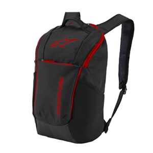 alpinestars defcon v2 backpack, black/red, one size