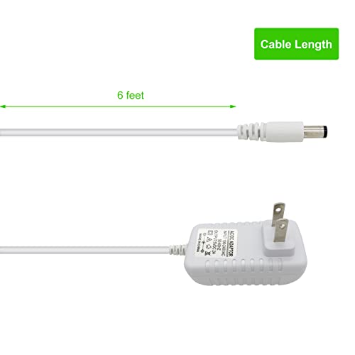 Duetsoothe Power Cord, 5V Adapter Replacement for Graco Swing Dreamglider/Duoglider/Simple Sway Swing and Nova Baby Swing, 6 ft Charger Cable