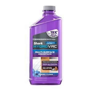 shark hydrovac multi-surface concentrate with odor neutralizer for hard floors & area rugs