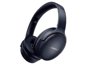 bose quietcomfort 45 wireless bluetooth noise cancelling headphones, over-ear headphones with microphone, personalized noise cancellation and sound, midnight blue, limited edition