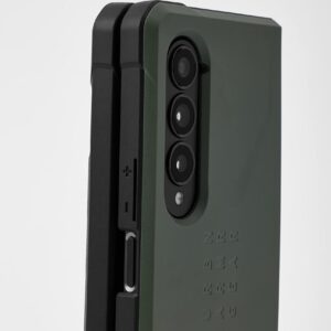 URBAN ARMOR GEAR UAG Designed for Samsung Galaxy Z Fold 4 Case 2022 Green Olive Civilian Sleek Ultra-Thin Shock-Absorbent Protective Cover