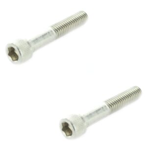 mercury marine new oem stainless steel short screw (.437-14 x 2.50) set of 2 10-41350