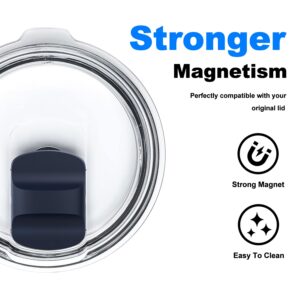 Yoelike Magnetic Slider Replacement, Compatible with YETI Magnetic Lid 10oz, 14oz, 16oz, 20oz, 26oz, 30oz (Navy Blue+Wine Red+Green+Purple+White)