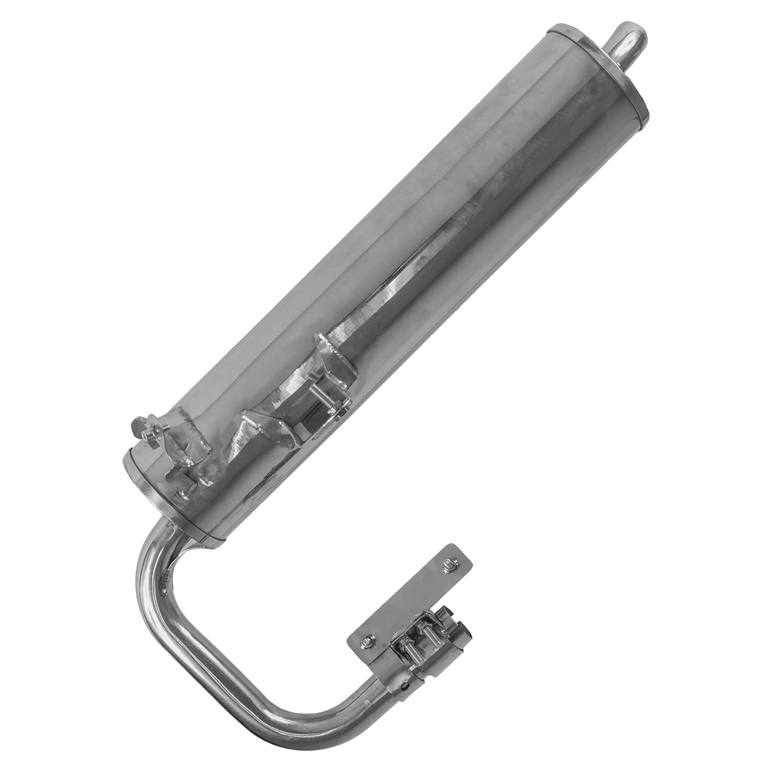 Caltric Exhaust Muffler Compatible with Yamaha Rhino 450 YXR45F 2006 2007 2008 2009 All Options