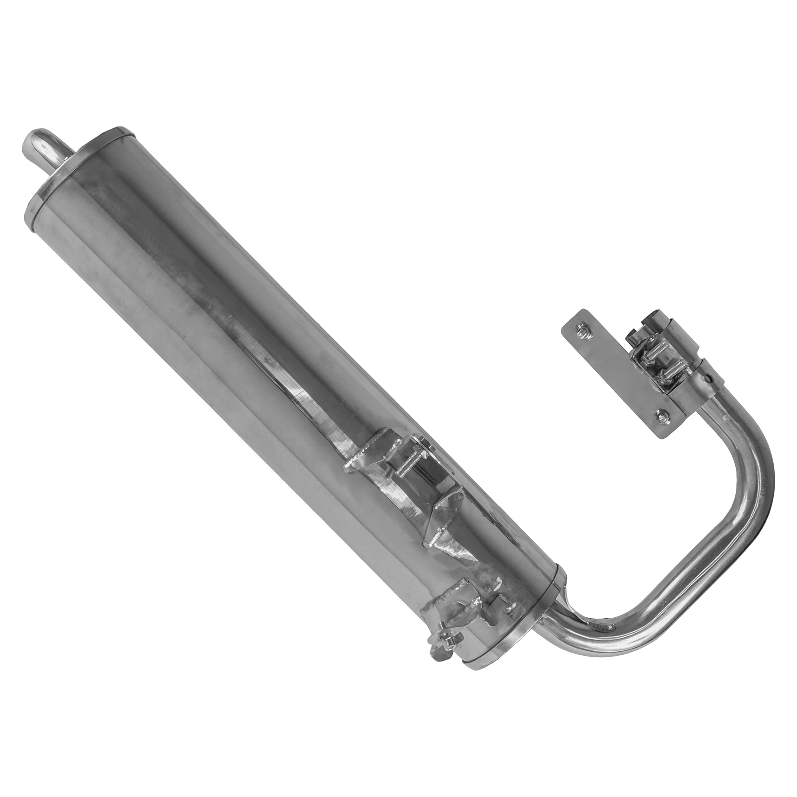 Caltric Exhaust Muffler Compatible with Yamaha Rhino 450 YXR45F 2006 2007 2008 2009 All Options