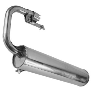 Caltric Exhaust Muffler Compatible with Yamaha Rhino 450 YXR45F 2006 2007 2008 2009 All Options