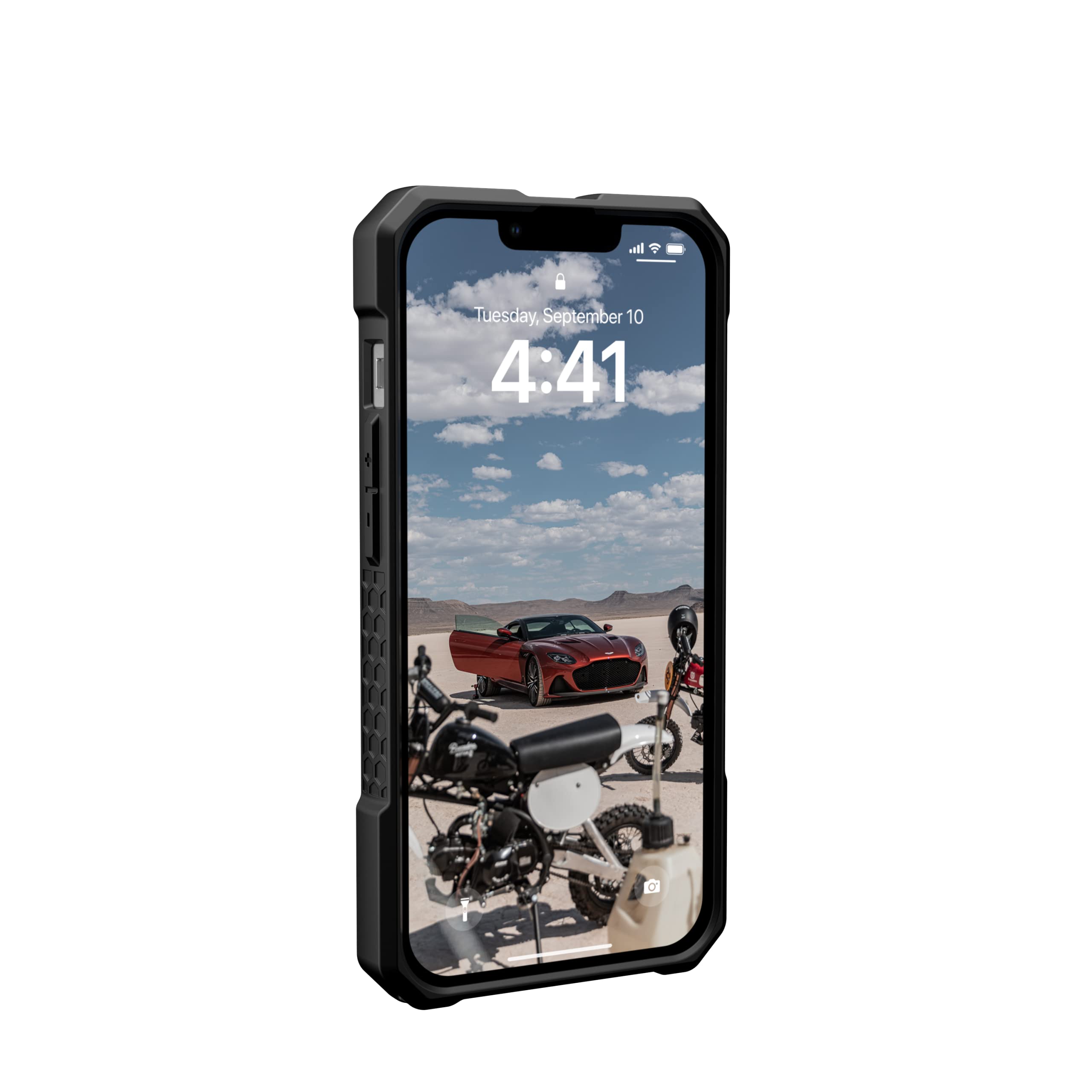 URBAN ARMOR GEAR UAG Designed for iPhone 14 Case Black 6.1" Monarch Pro Built-in Magnet Compatible with MagSafe Charging Rugged Shockproof Dropproof Premium Protective Cover