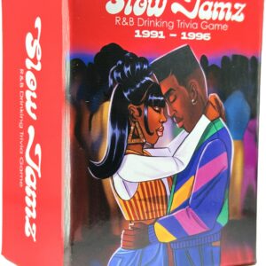 Slow Jamz 90s R&b Music Trivia Drinking Card Game Adult Games for Game Night | Adult Drinking Games by Lewisrenee | Rnb Black Card Games for Adults Urban Trivia for Bachelorette Bachelor Party Games