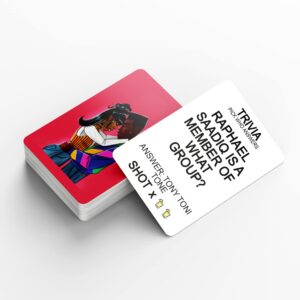 Slow Jamz 90s R&b Music Trivia Drinking Card Game Adult Games for Game Night | Adult Drinking Games by Lewisrenee | Rnb Black Card Games for Adults Urban Trivia for Bachelorette Bachelor Party Games