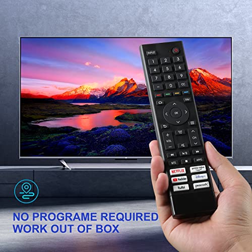 Replacement Remote Control for Hisense 4K UHD Android Smart TV