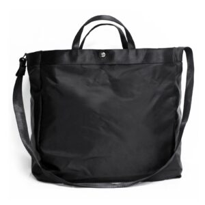 lightweight tote bag for travel gym shopping work - black