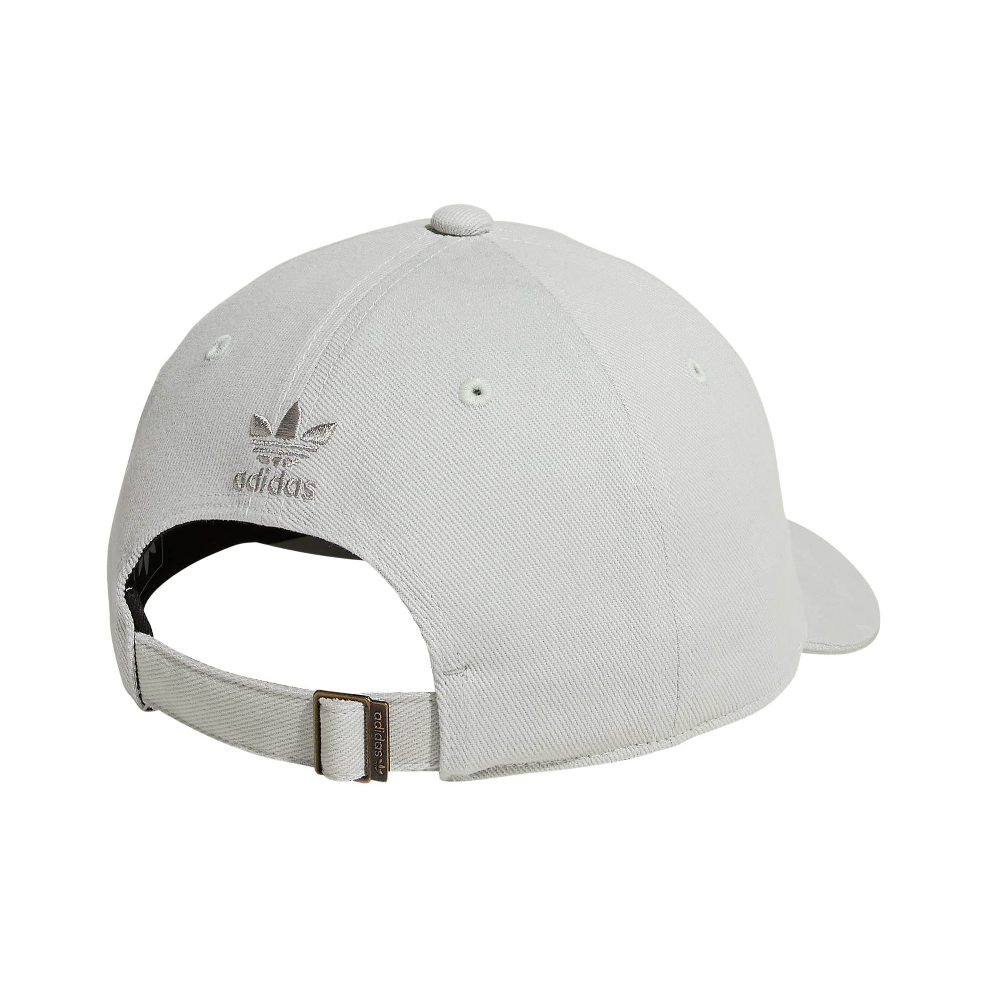 adidas Originals Men's Resort Relaxed Fit Strapback Hat, Wonder Silver/Wonder Silver, One Size