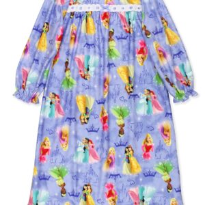 Disney Princess Toddler Girls Granny Gown Nightgown (4T, Purple)