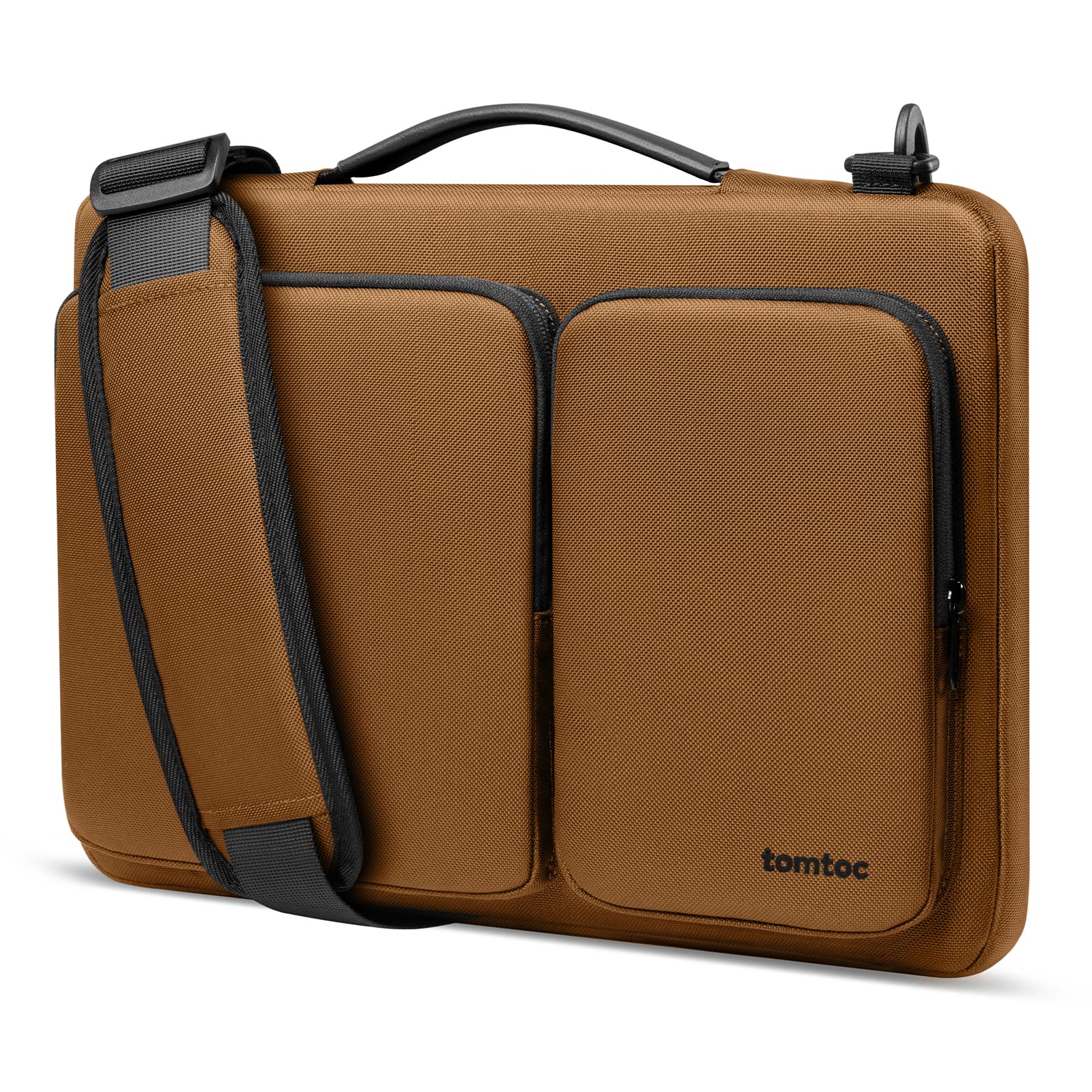 tomtoc Laptop Shoulder Bag for 14-inch MacBook Pro M3/M2/M1 Pro/Max A2918 A2992 A2779 A2442 2023-2021, 13.5-14.4 Surface Laptop 6/5/Studio 2, Surface Book 3, 360 Protective Case Fit Asus VivoBook