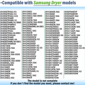 Dryer Heating Element and Thermal Fuses Fit for sam-sung DV395ETPASU/A1, DV456EWHDWR/AA, DV393ETPAWR/A1, DV395ETPAWR/A1, DVE45N5300W/A3, DV328AEW/XAA, DV456ETHDSU/AA, DV395ETPARA/A1, DV456EWHDWR/AA