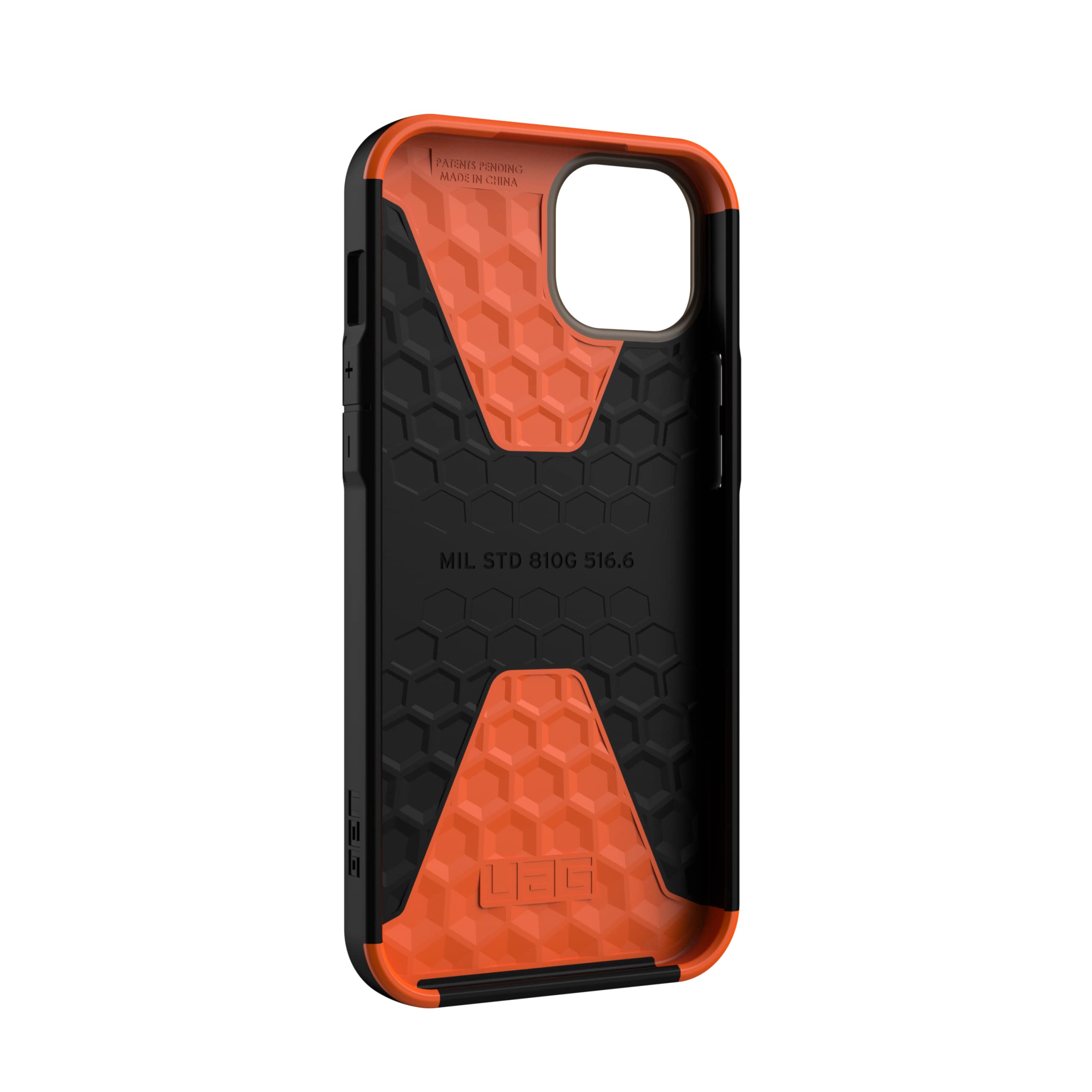 URBAN ARMOR GEAR UAG Designed for iPhone 14 Plus Case Dark Earth 6.7" Civilian Sleek Ultra Thin Slim Impact Resistant Dropproof Protective Cover Compatible with Wireless Charging