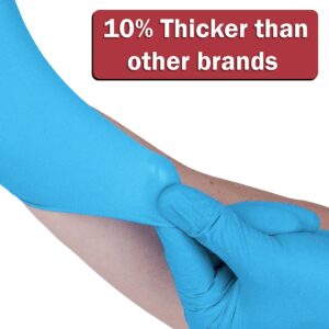 STRONG 'n FLEX Vinyl-Nitrile Blend Exam Gloves - 10 Boxes of 100 - Latex Free, Powder Free, Versatile, & Non-sterile (XL)