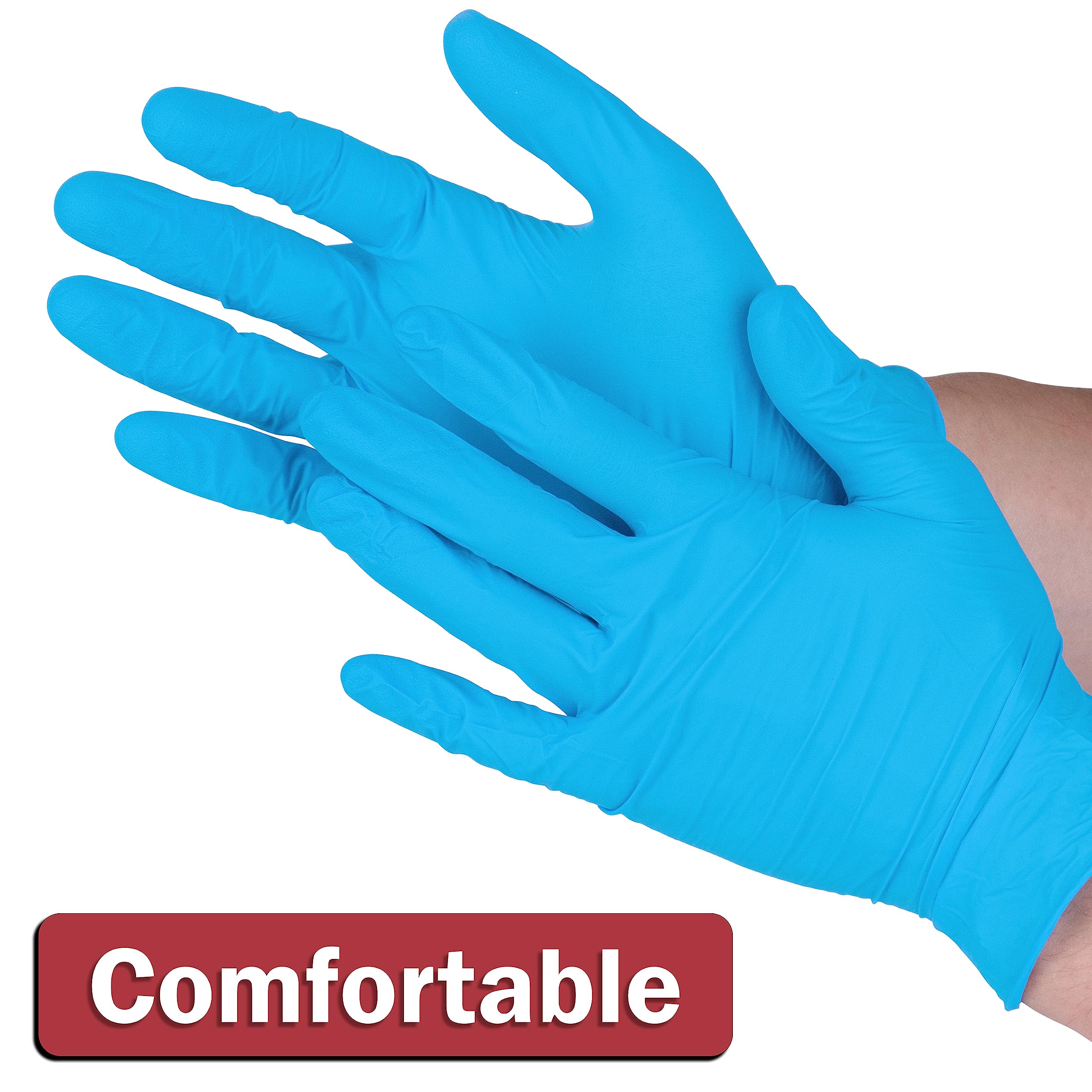 STRONG 'n FLEX Vinyl-Nitrile Blend Exam Gloves - 10 Boxes of 100 - Latex Free, Powder Free, Versatile, & Non-sterile (XL)