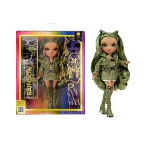 rainbow high olivia- camo green fashion doll. fashionable outfit & 10+ colorful play accessories. great gift for kids 4-12 years old and collectors.