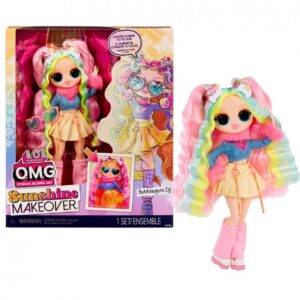 l.o.l. surprise! omg sunshine color change bubblegum dj fashion doll with color changing hair and fashions and multiple surprises – great gift for kids ages 4+