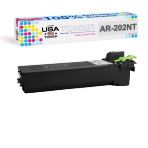 made in usa toner for sharp ar202nt, ar 162, ar 201, ar m160, ar m207 (black, 1 cartridge)