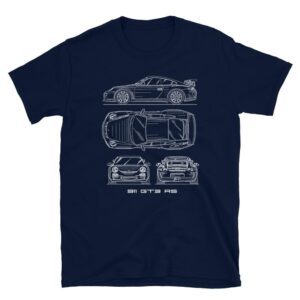 911 mens t-shirt gt3 rs racing sports car luxury tee shirt vintage design fast navy xl 161