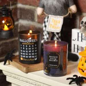 Pumpkin Scented Candle Gift Fall Halloween 10oz Soy Wax Jar Candles Premium Candle for Home (home)