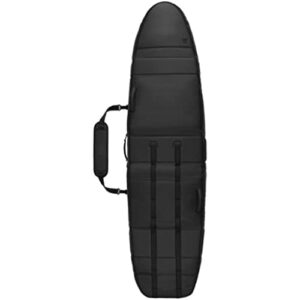 db journey the surf bag - surfboard bag with wheels, rib cage protection, compressible, fits 3 to 4 boards, roller bag hook up compatible, certified b corp, 238l - black out