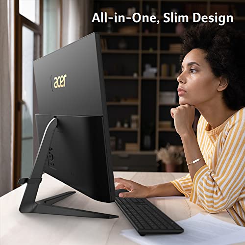 Acer Aspire C24-1700-UR12 AIO Desktop | 23.8" Full HD IPS Display | 12th Gen Intel Core i5-1235U | Intel Iris Xe Graphics | 8GB DDR4 | 512GB NVMe M.2 SSD | Intel Wireless Wi-Fi 6 | Windows 11 Home