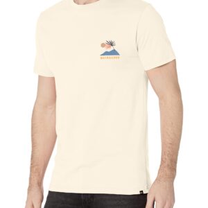 Quiksilver Men's New Tribe Tee, Antique White, Medium