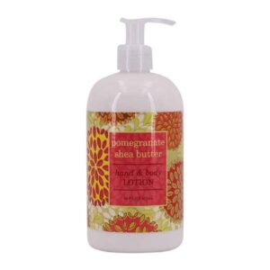 greenwich bay trading company 16 fl oz shea butter lotion (botanical collection pomegranate shea butter)