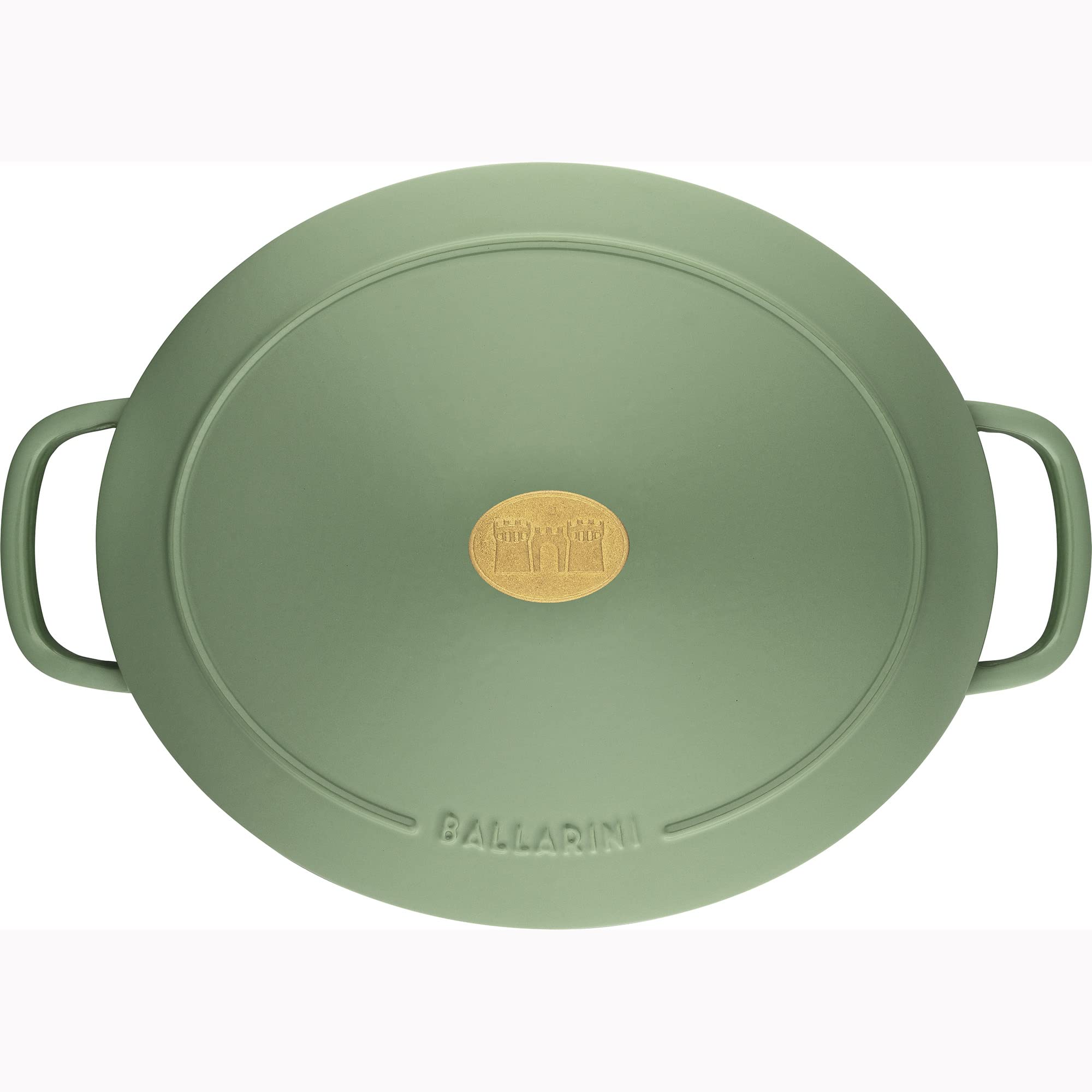 BALLARINI Bellamonte Cast Iron 5-qt Oval Dutch Oven - Saggio Green