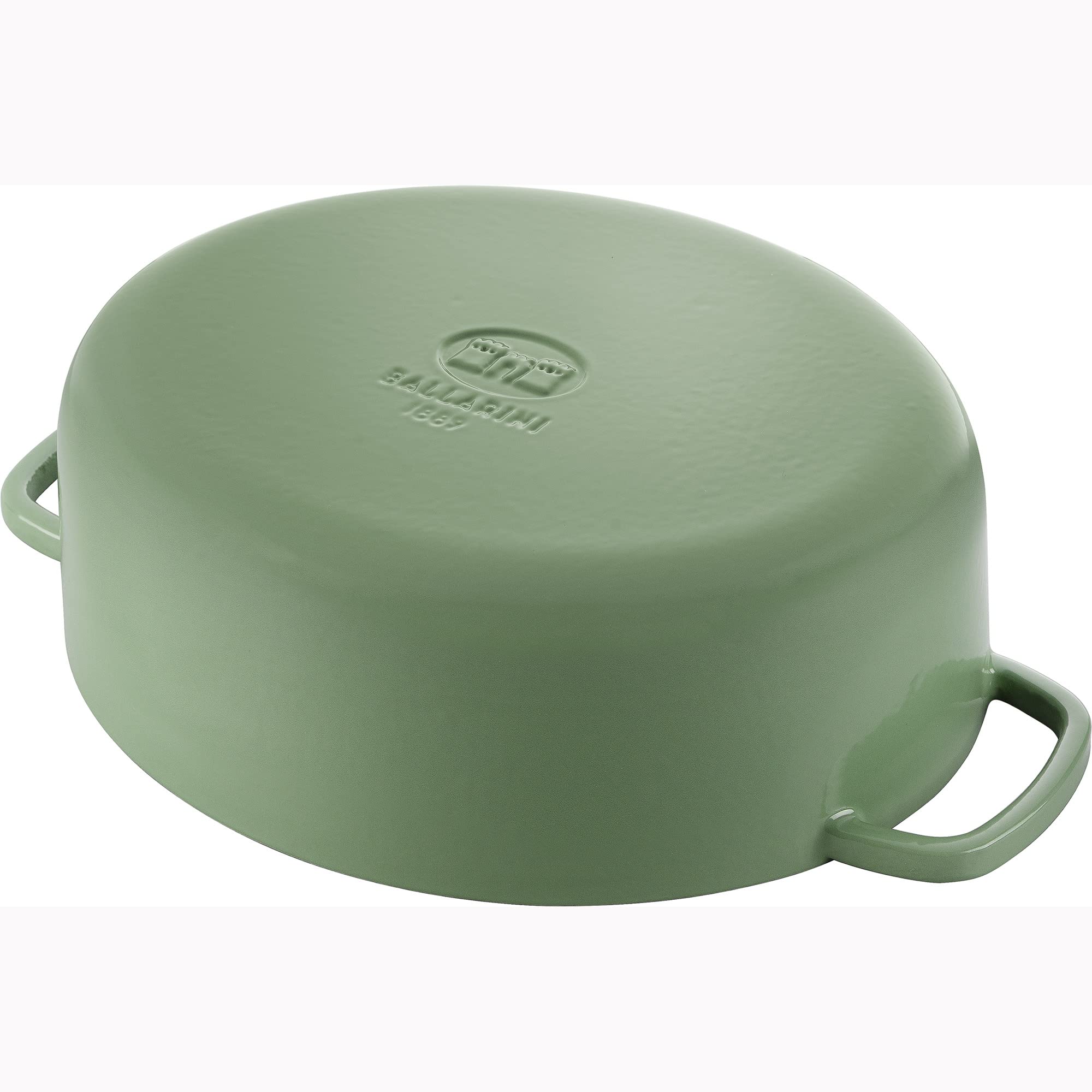 BALLARINI Bellamonte Cast Iron 5-qt Oval Dutch Oven - Saggio Green