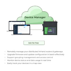 InHand Networks IR302 Industrial IoT 4G LTE VPN Cellular Router, LTE Cat 4+ Wi-Fi, Dual sim Card Slots, Management by Cloud Platform, DI/DO Port, Support T-Mobile, AT&T & Verizon, UL Certification