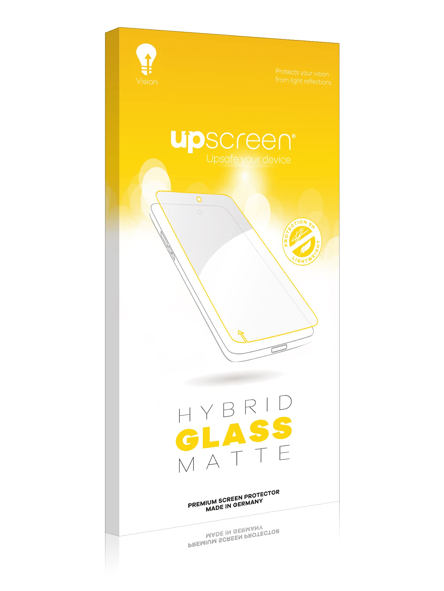 upscreen Matte Screen Protector Glass Film compatible with Microsoft Surface Duo 2 (Outer display) - Anti-Glare, Anti-Fingerprint, 9H Glass Protection