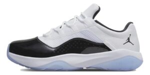 men's jordan 11 cmft low white/black (dv2207 100) - 11