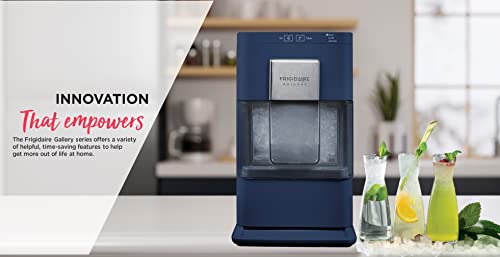 FRIGIDAIRE Gallery EFIC255 Countertop Crunchy Chewable Nugget Ice Maker, 44lbs per Day, Auto Self Cleaning, 2.0 Gen, Navy