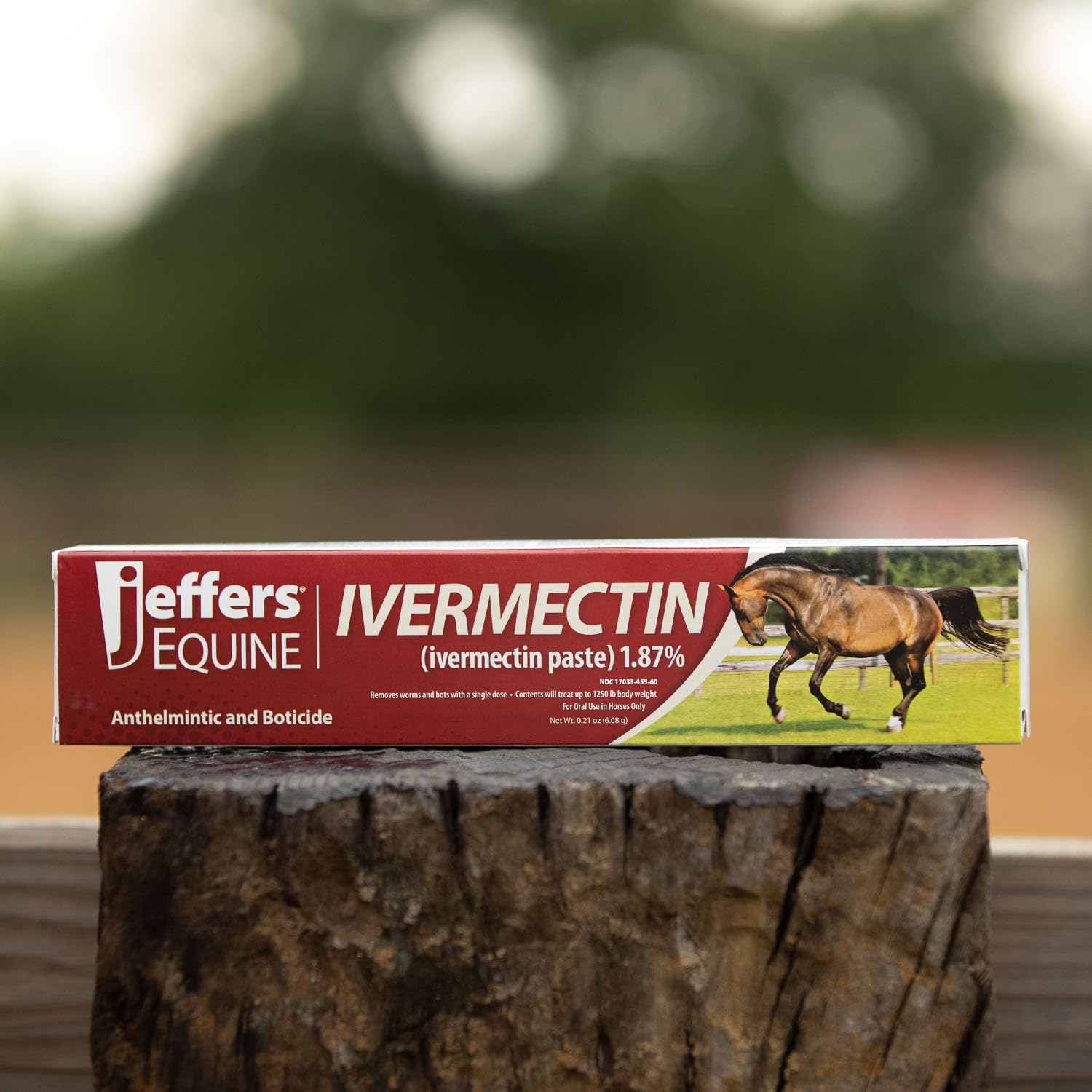 Jeffers Ivermectin Horse Dewormer | 6 Doses | Gel Dewormer for Horses